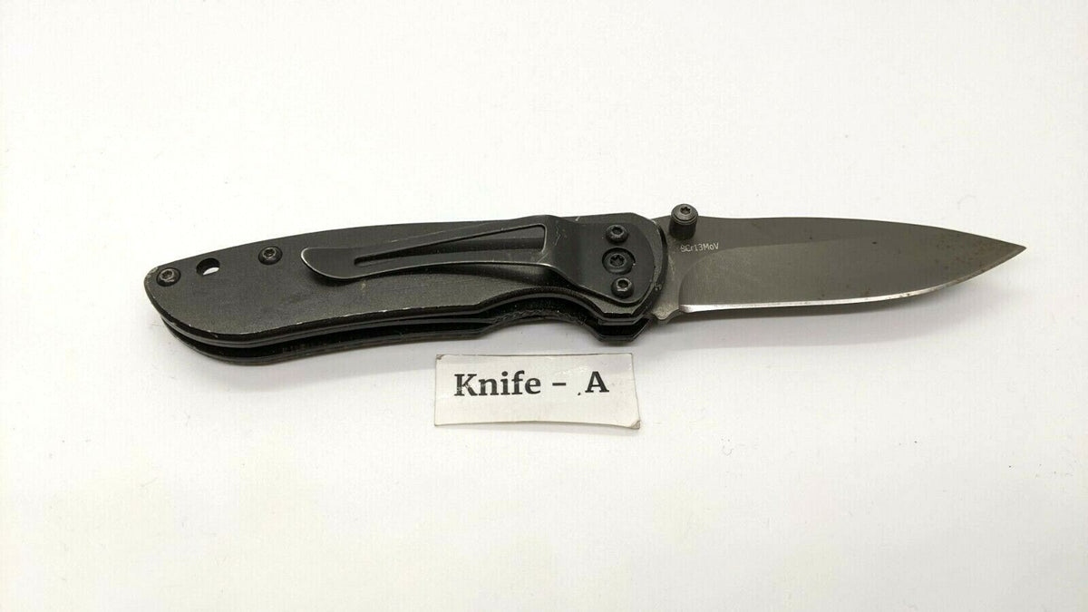 Guidesman Folding Pocket Knife Plain Edge Liner Lock 8Cr13MoV Steel G1 ...