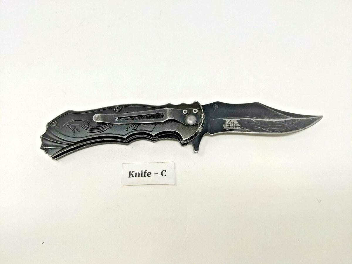 Masters Collection Ballistic MC-A003 Folding Pocket Knife Assisted Pla ...