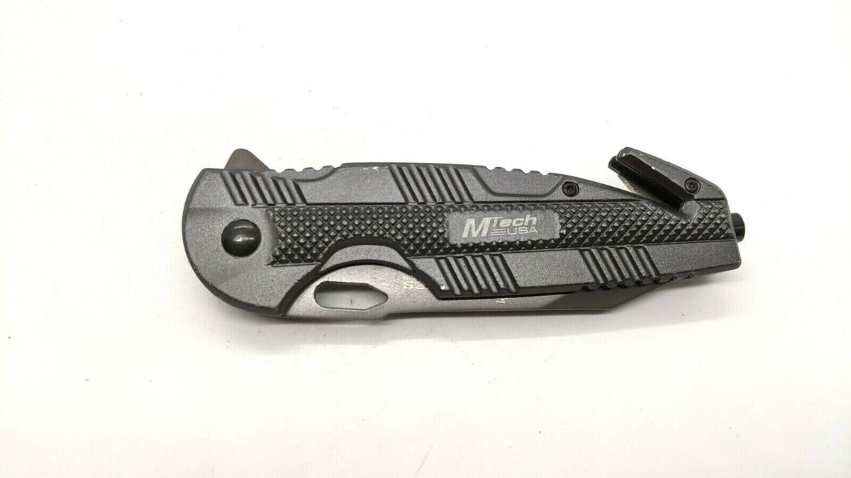 MTech USA M-A1031GS US Marines Folding Pocket Knife Assisted Combo Lin ...