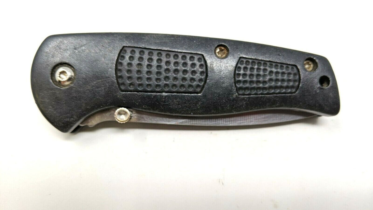 Humvee Brand Folding Pocket Knife Liner Lock Partially Serrated Stainl ...