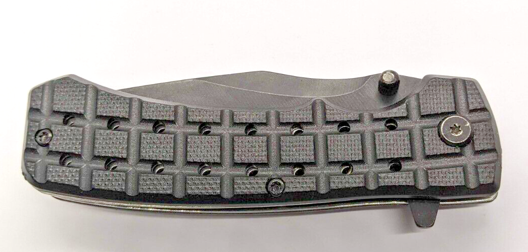 Razor Tactical Combination Blade Clip Point Black Liner Lock Folding P ...