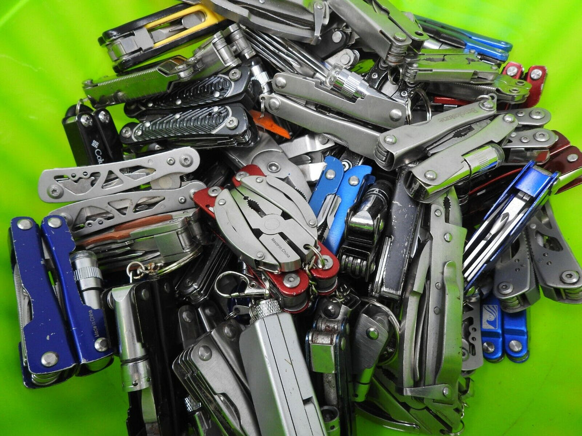Wholesale Lot of 50 Small Multi-Tools Pliers - Flea Market Swap Meet S ...