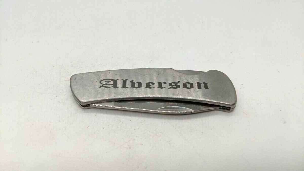 Hallmark Cutlery HM0009 Folding Pocket Knife Stainless Steel Plain Edg ...